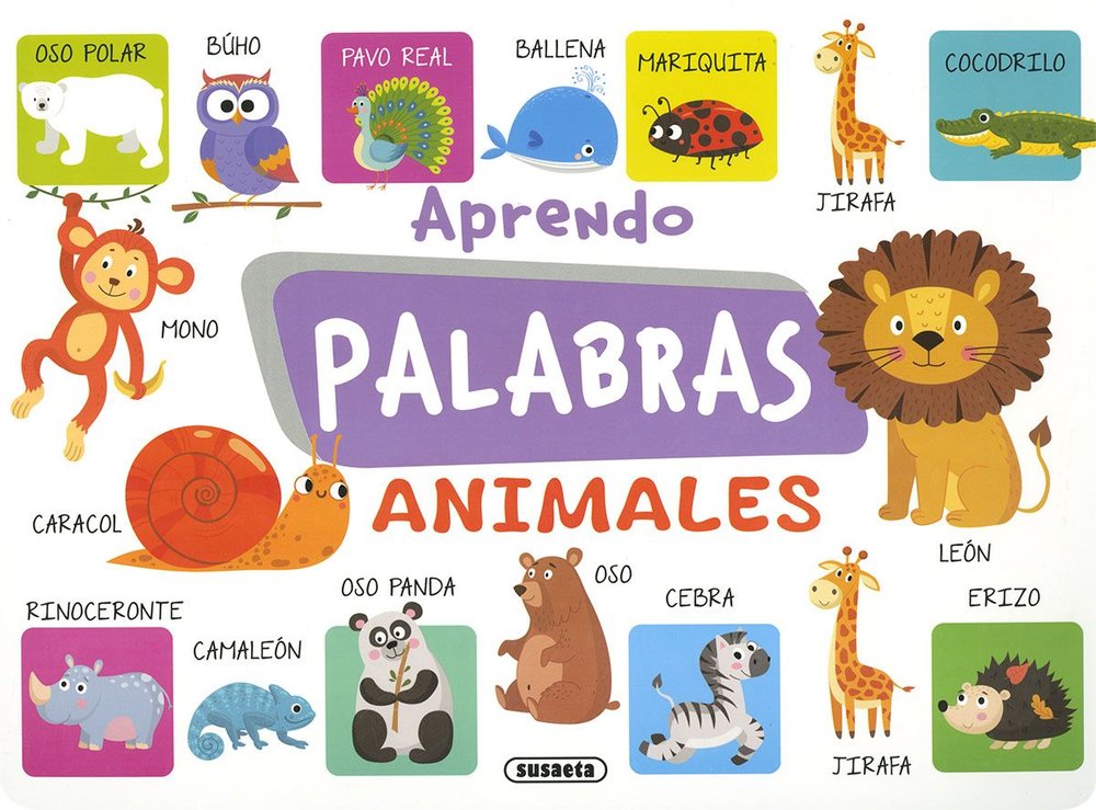 APRENDO PALABRAS. ANIMALES - Livriz Sell - Distribuidor de Libros