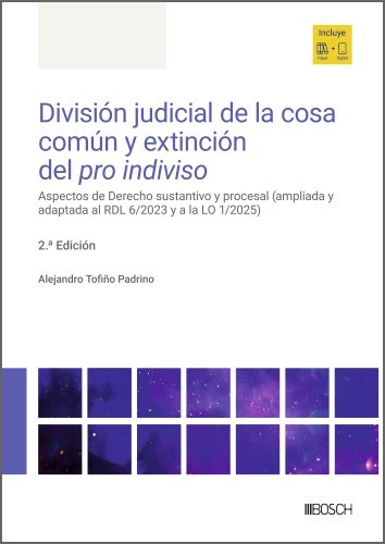 DIVISION JUDICIAL DE COSA COMUN Y EXTINCION PRO INDIVISO 2ª - Livriz ...