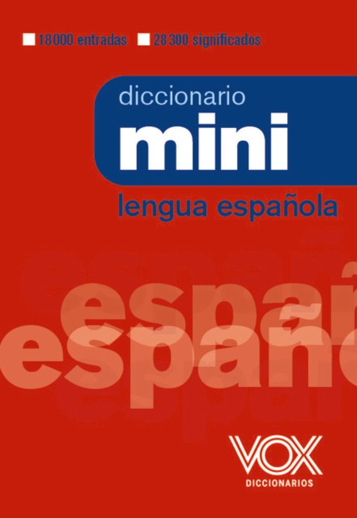 DICCIONARIO MINI DE LA LENGUA ESPAÑOLA - Livriz Sell - Distribuidor de Libros