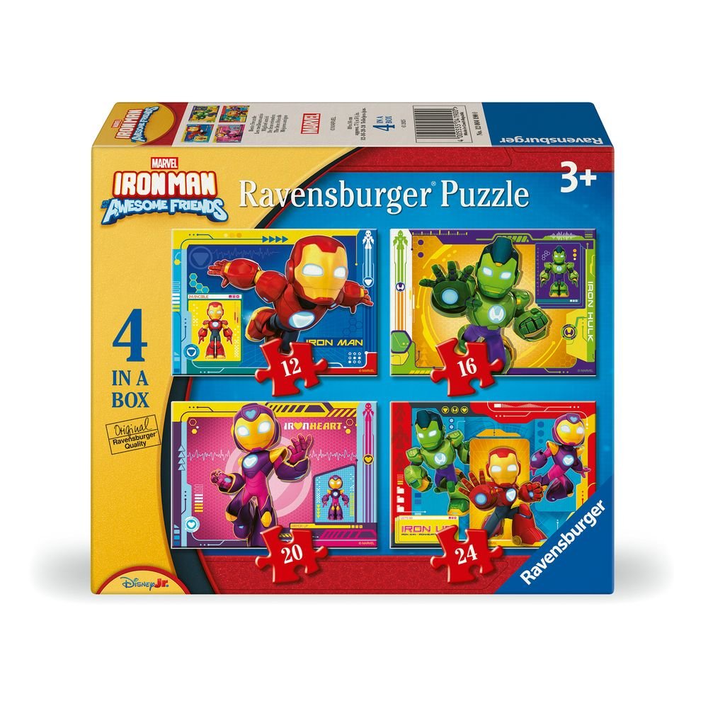 PUZZLE 4 IN A BOX IRON MAN.. LA PAPELERIA MULTIPAPEL Toledana Sum ...